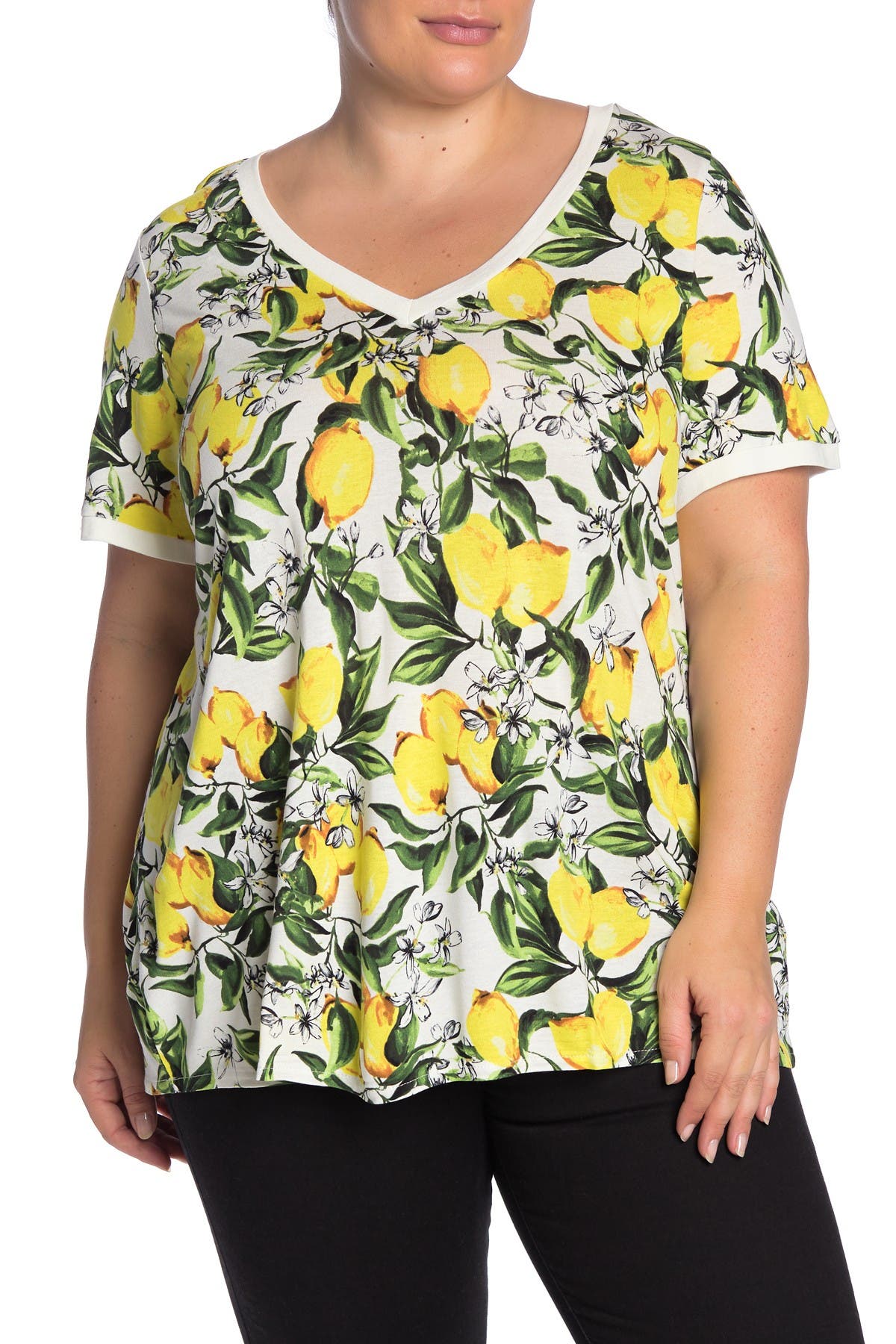 JUNAROSE Jrsilke Lemon Print T-Shirt | Nordstromrack