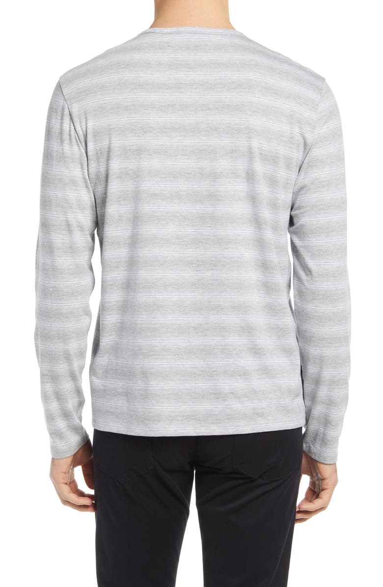 Vince Blended Stripe Men's Long Sleeve Pullover | Nordstrom