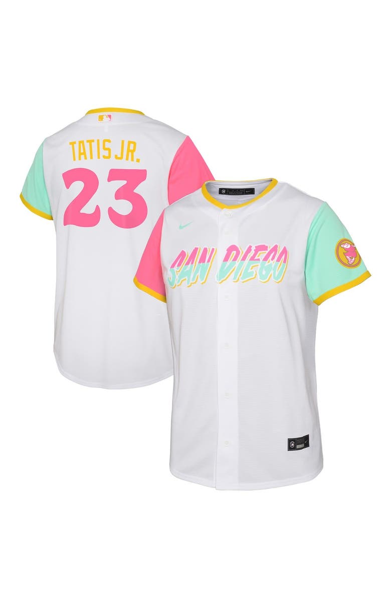 Nike Youth Nike Fernando Tatis Jr. White San Diego Padres 2022 City ...
