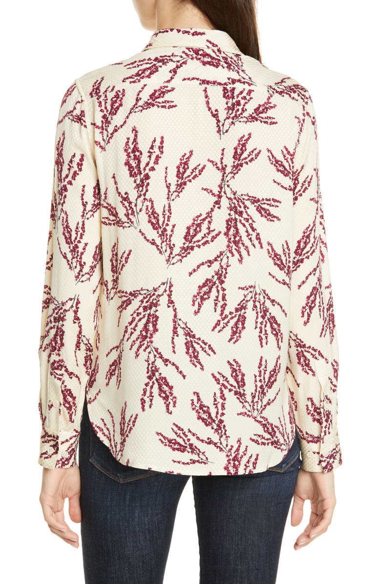 Equipment Leema Print Long Sleeve Blouse | Nordstromrack