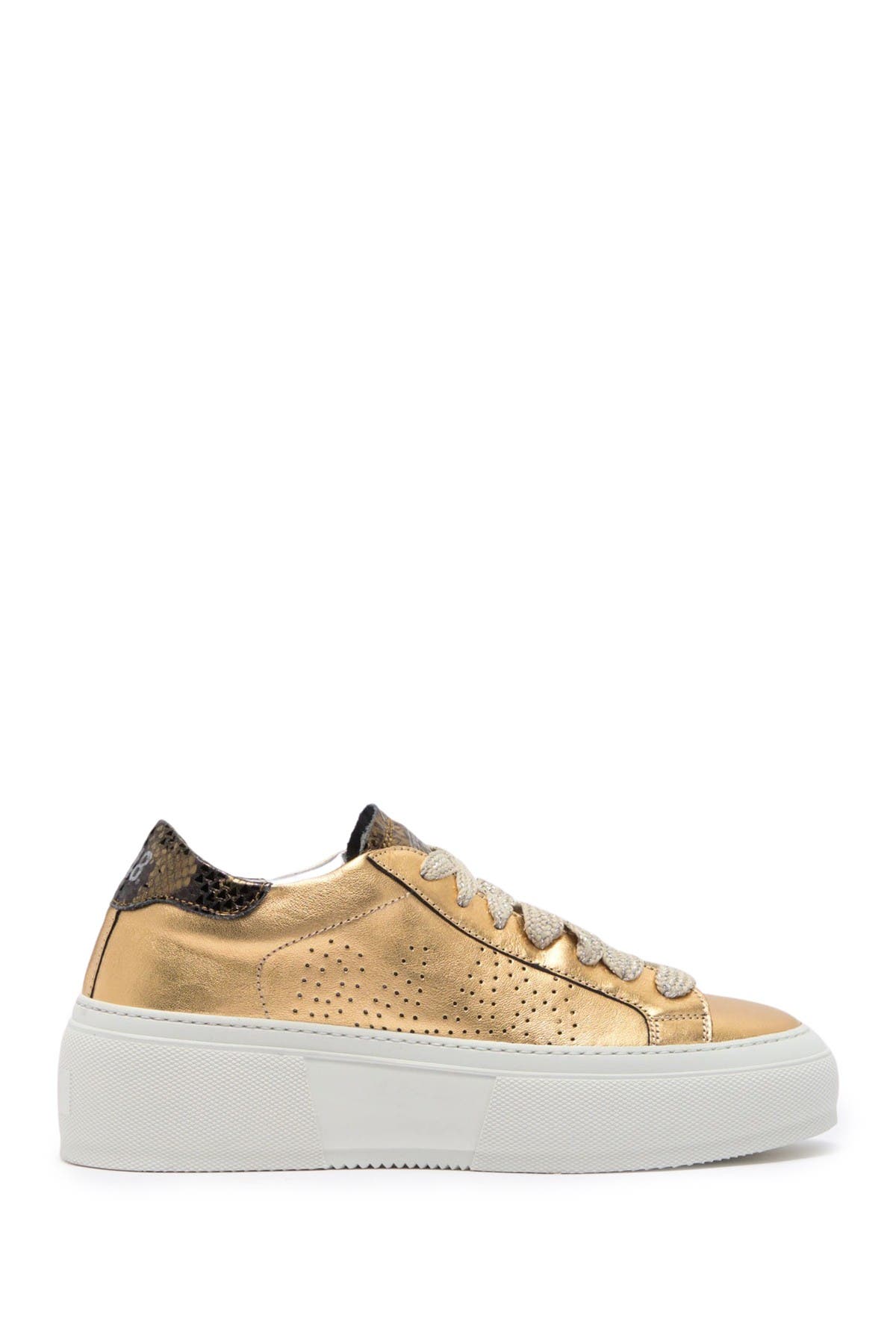 P448 Louise Snake Print Metallic Platform Sneaker | Nordstromrack