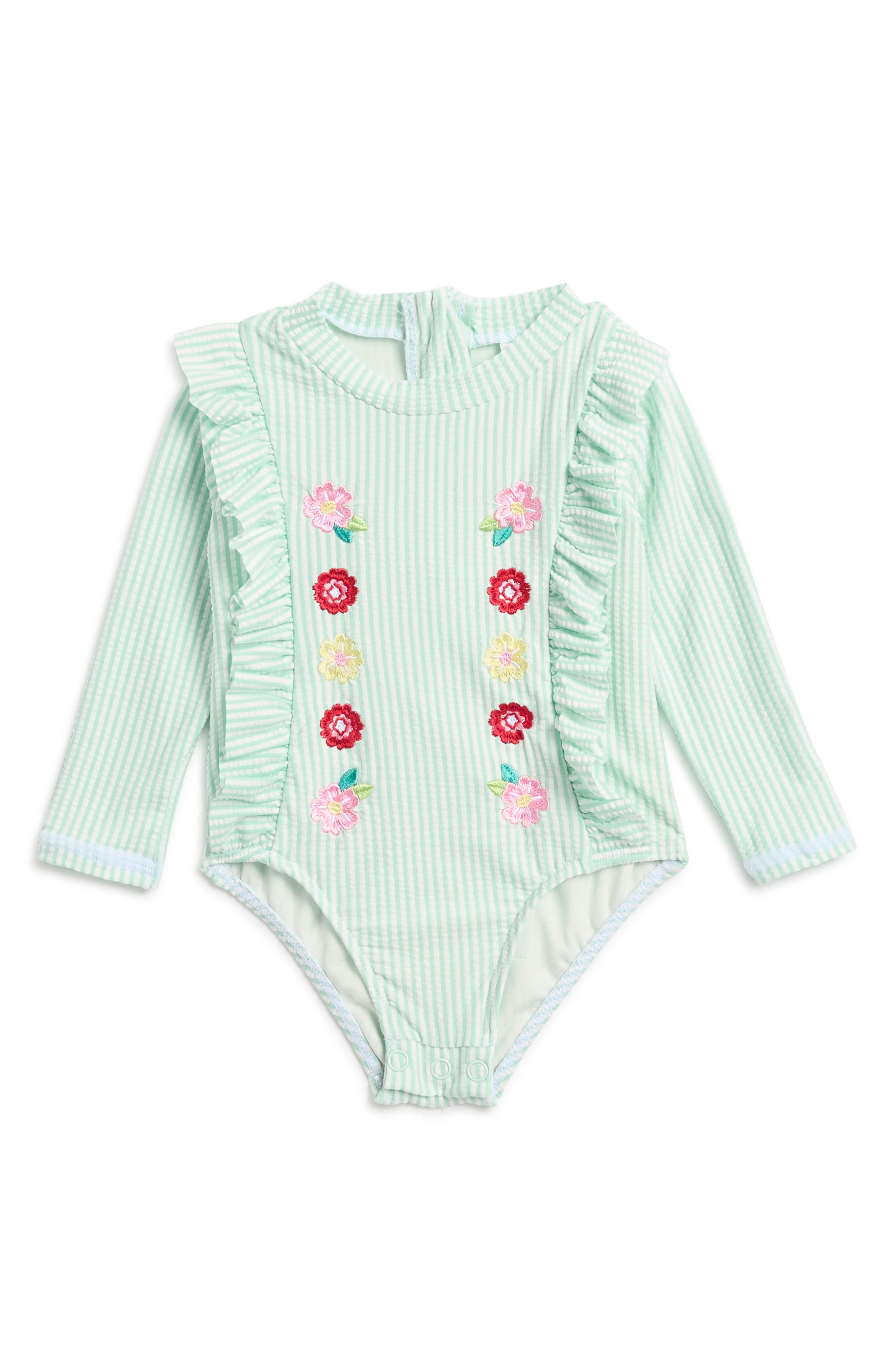 Nicole Miller One-Piece Rashguard Swimsuit | Nordstromrack