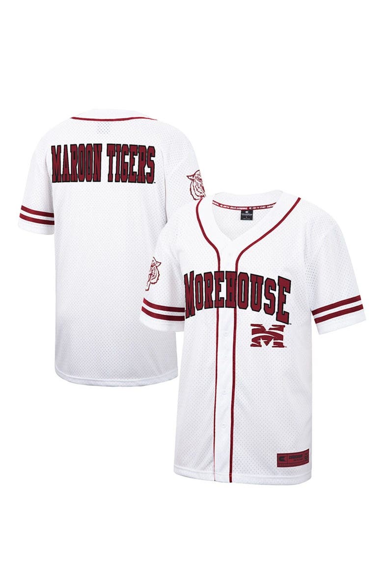 COLOSSEUM Men's Colosseum White Morehouse Maroon Tigers Free Spirited ...