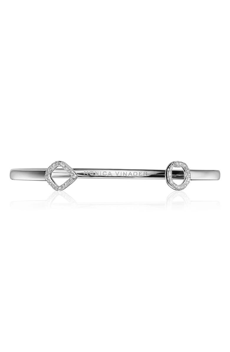 Monica Vinader Riva Mini Kite Diamond Cuff Bracelet | Nordstromrack