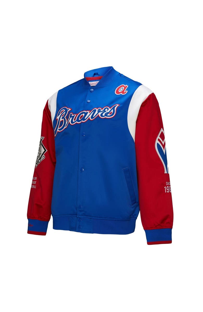 Mitchell & Ness Men's Mitchell & Ness Royal/Red Atlanta Braves ...