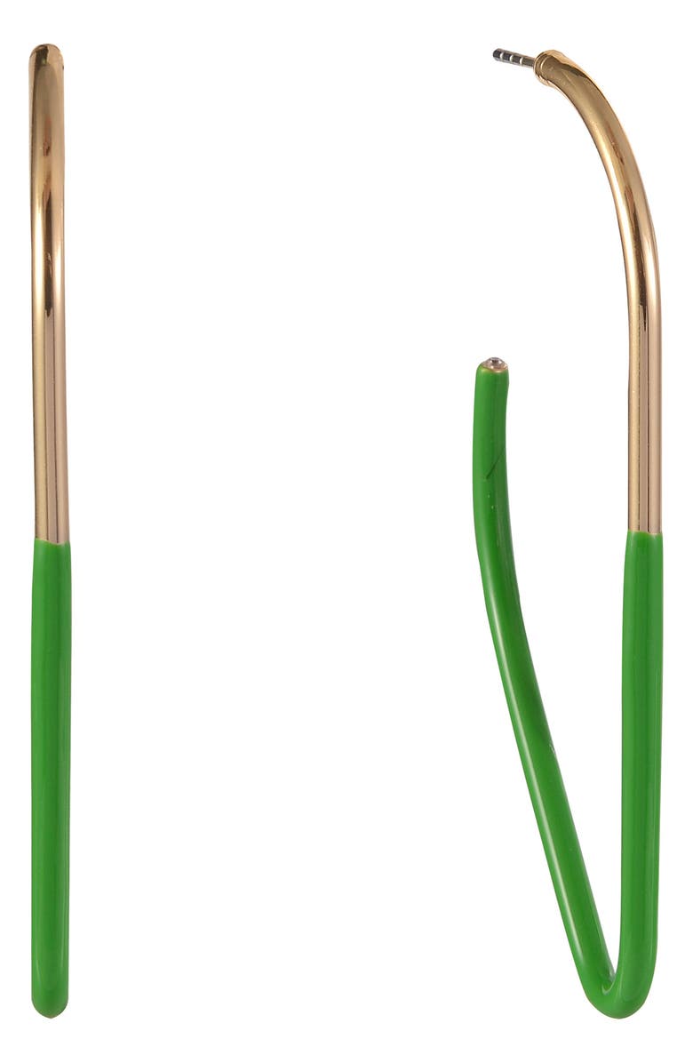 Laundry by Shelli Segal Enamel Triangular Drop Earrings | Nordstromrack
