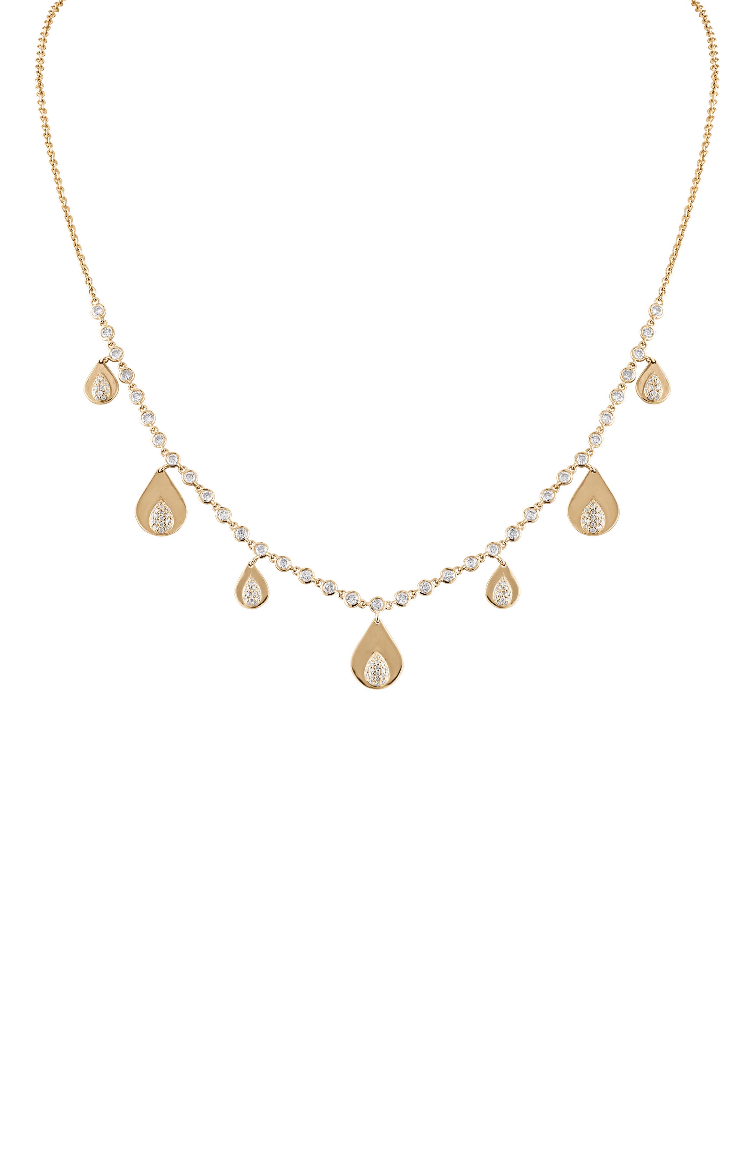 EDEN PRESLEY Tears of Joy Pavé Diamond Necklace | Nordstrom