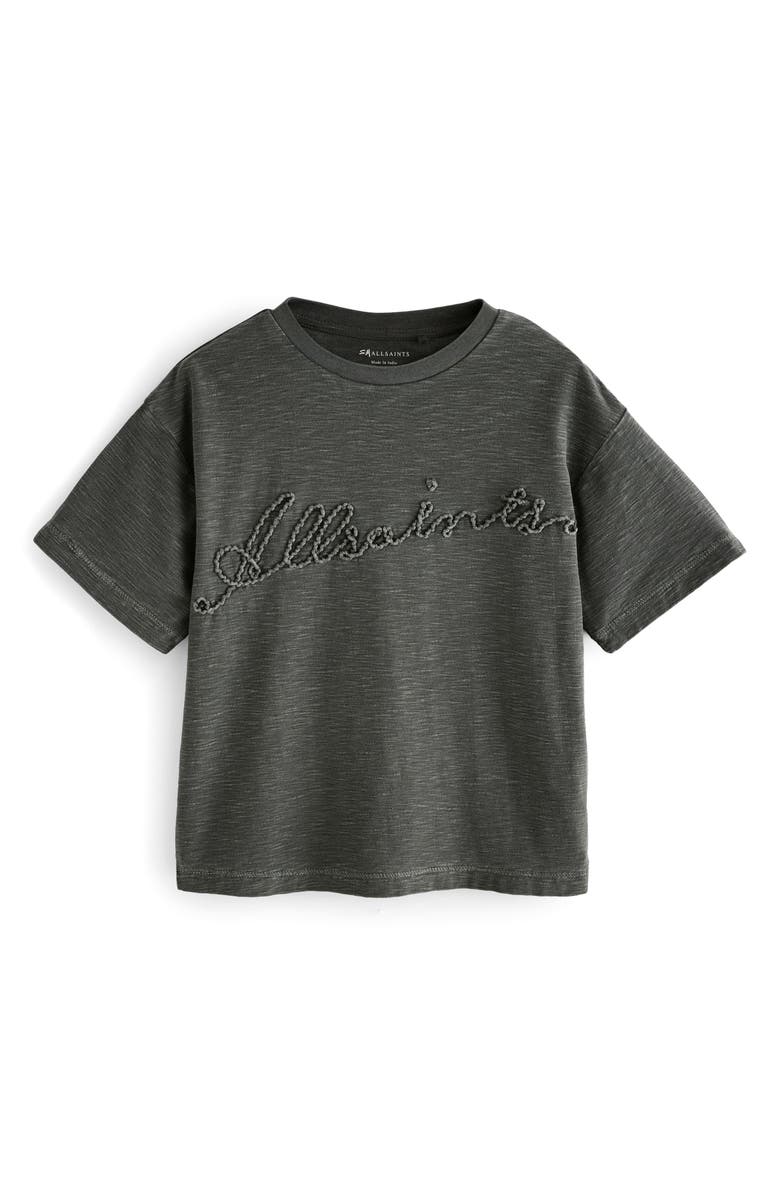 smALLSAINTS by ALLSAINTS Kids' Logo Embroidered Cotton Graphic T-Shirt ...