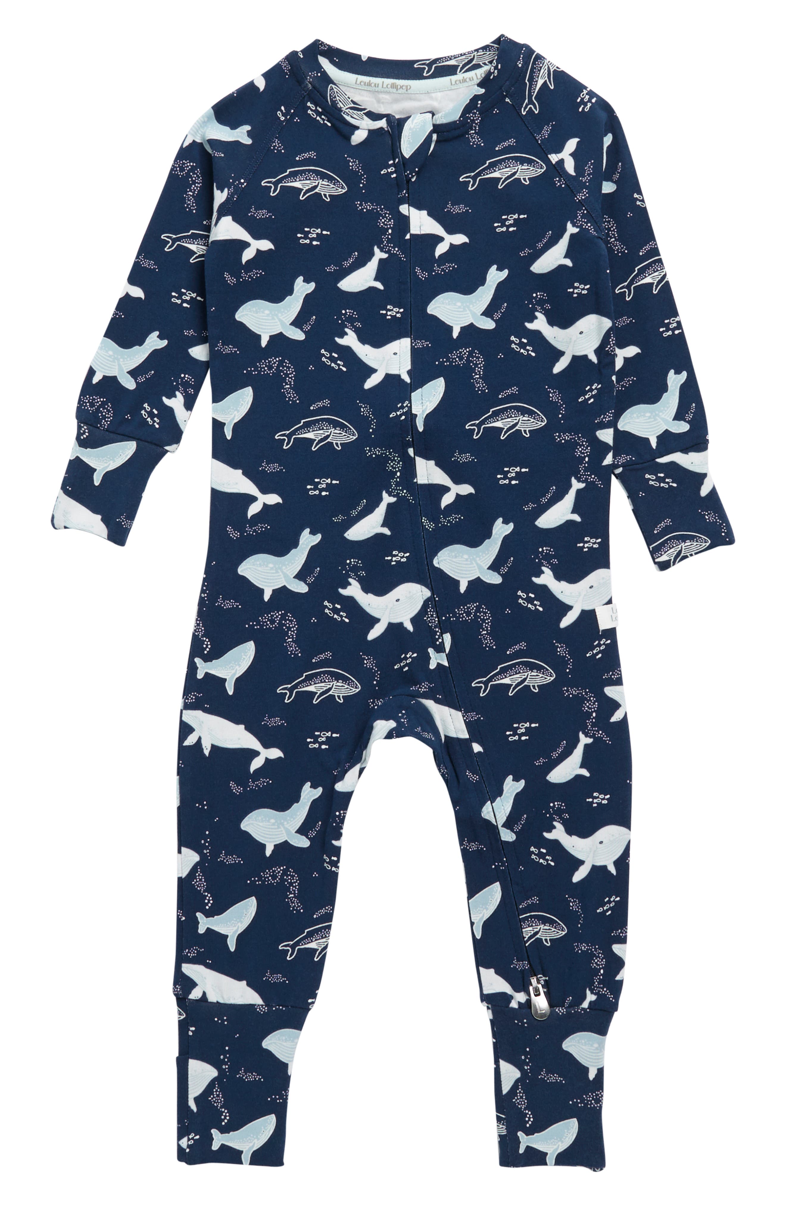 Loulou Lollipop Whale Print Coverall | Nordstromrack