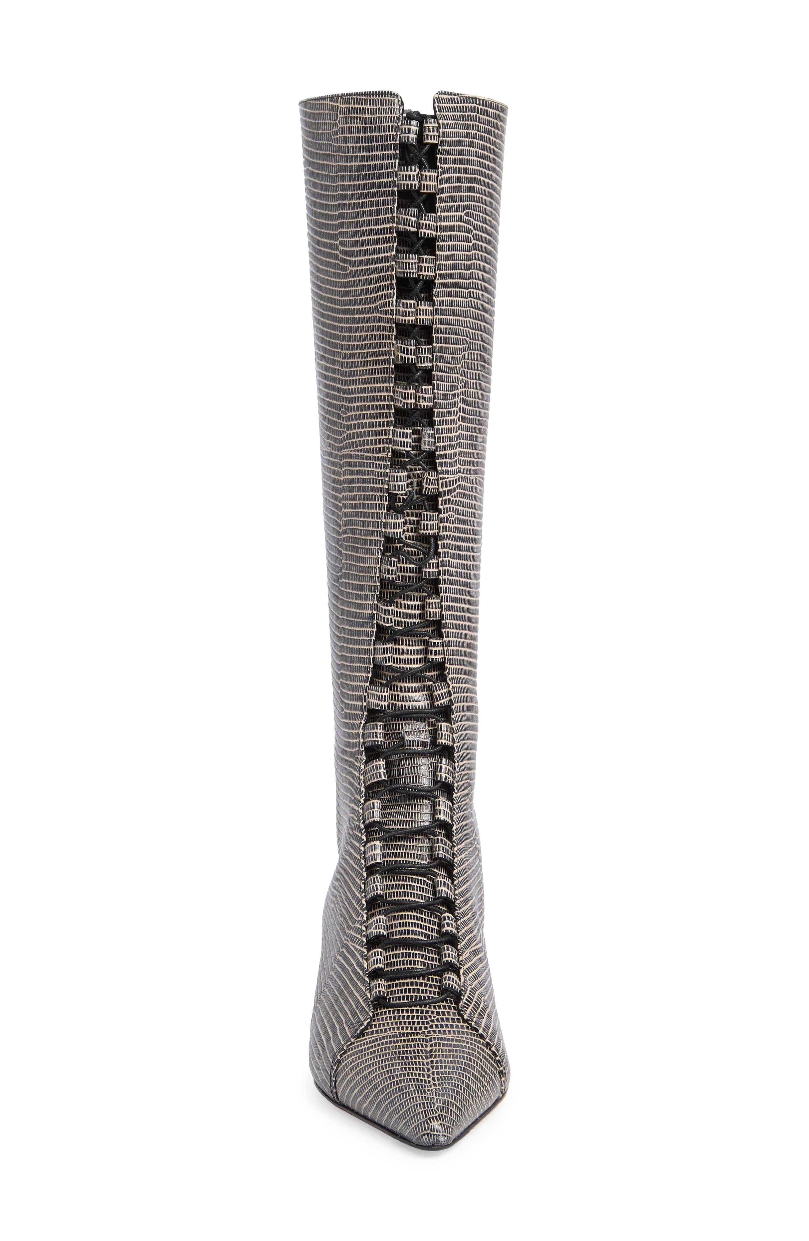 aeyde Vinny Snake Embossed Boot (Women) | Nordstromrack