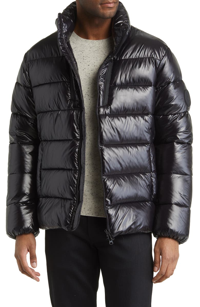 Save The Duck Mitch High Gloss Insulated Water Repellent Puffer Jacket ...