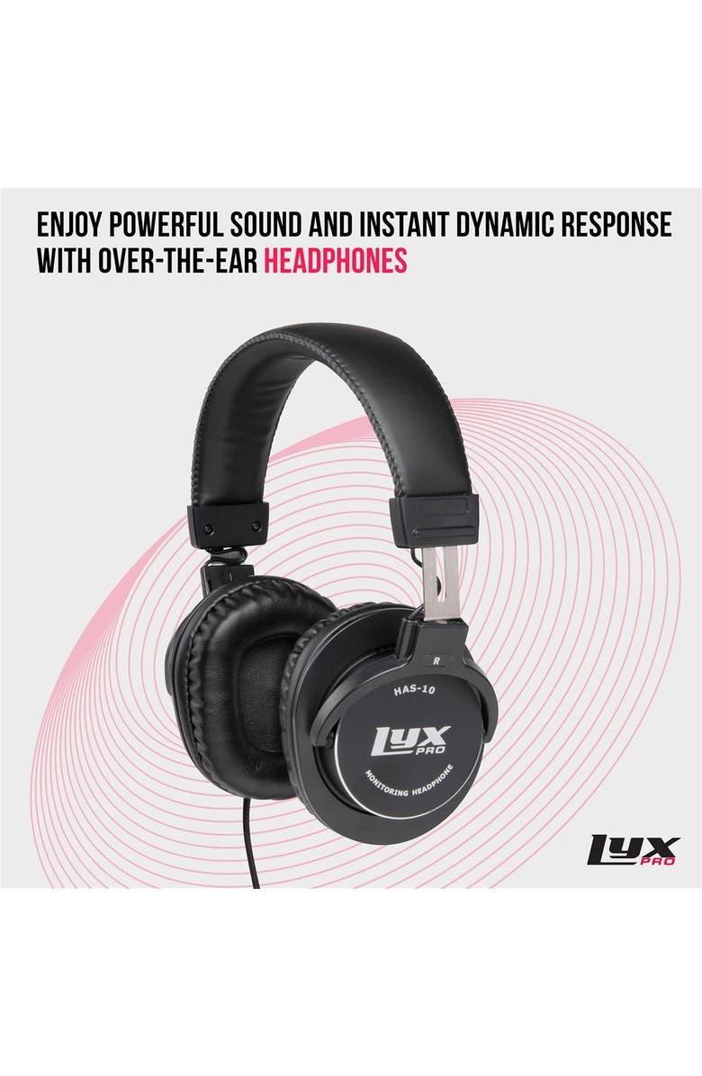 Lyxpro HAS-15 Closed Back Over Ear Pro Studio Headphones with Sound ...