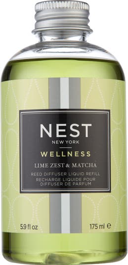 NEST New York Lime Zest & Matcha Reed Diffuser Liquid Refill ...