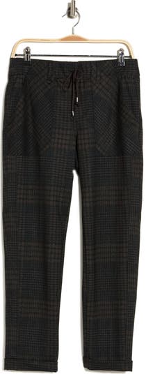 Democracy Plaid Uncuffed Joggers | Nordstromrack