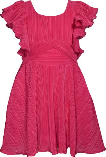 Iris & Ivy Kids' Ruffle Plissé Dress | Nordstromrack