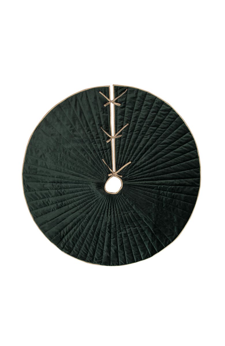 C&F Home Emerald Green Velvet Splendor Gold Trim 100% Polyester ...