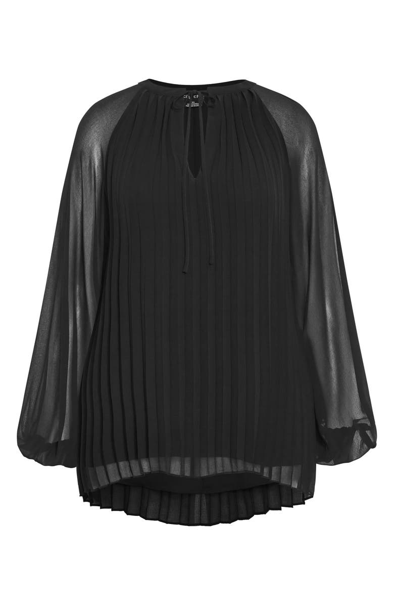 City Chic Crystal Tie Neck Top | Nordstromrack