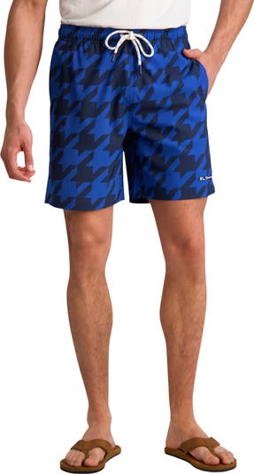 Ben Sherman Houndstooth Swim Trunks | Nordstrom