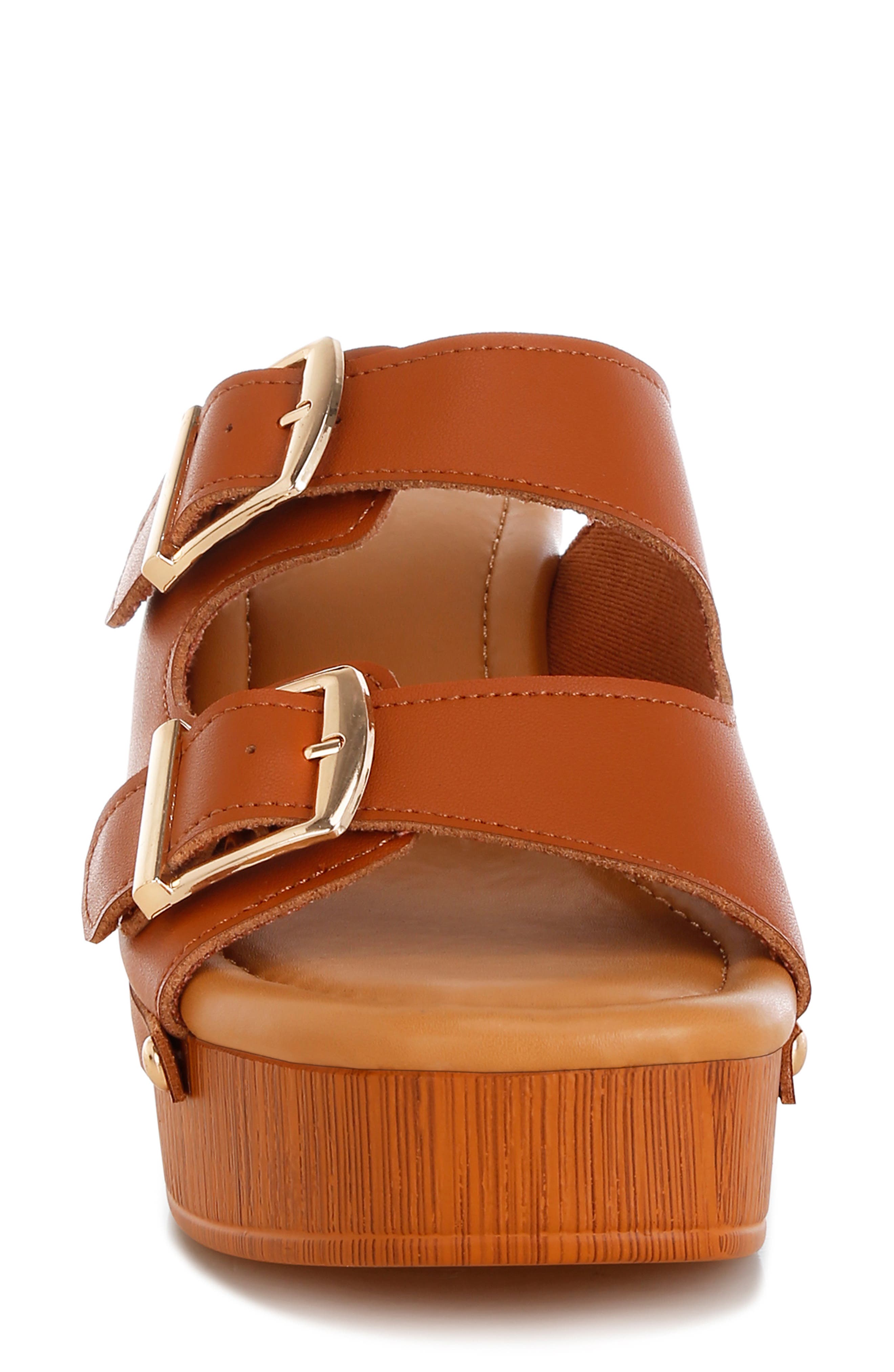 Kenna Double Buckle Strap Platform Sandal (Women) | Nordstromrack