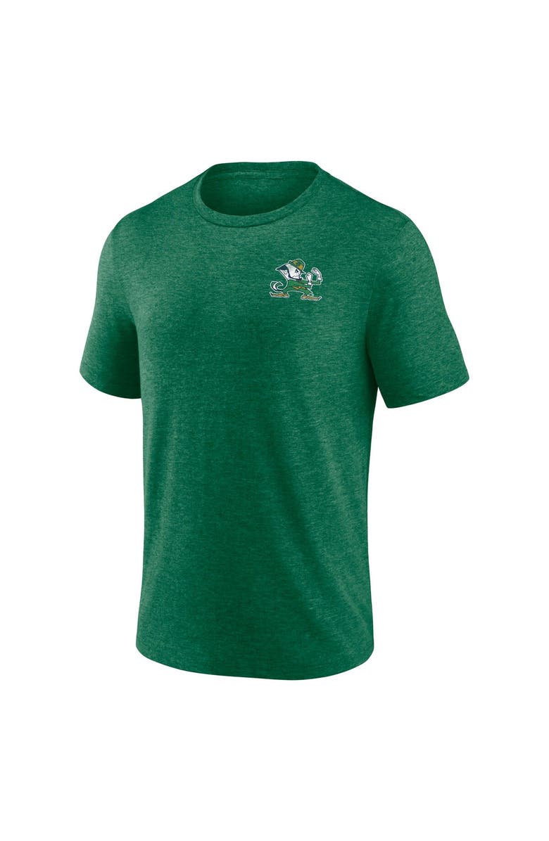 FANATICS Men's Fanatics Branded Heather Green Notre Dame Fighting Irish ...