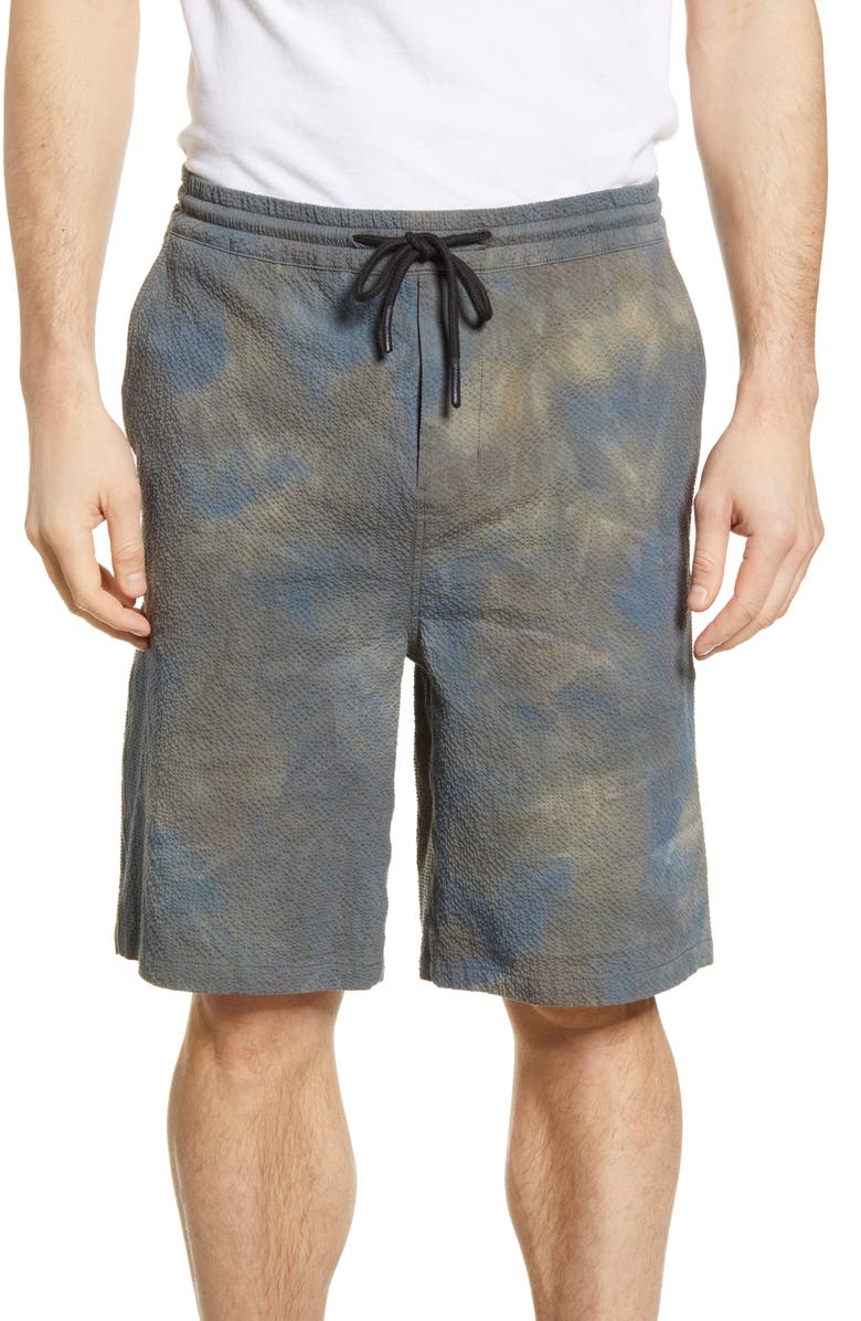 BLDWN Andre Slim Fit Textured Pull-On Shorts | Nordstrom