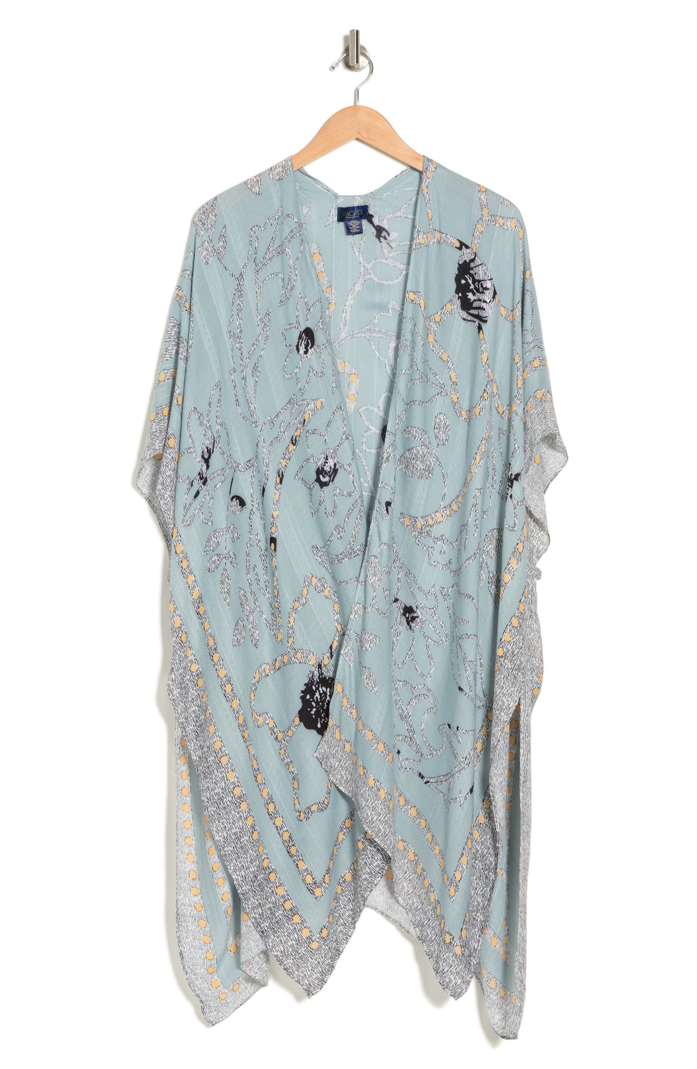 RACHEL Rachel Roy Mix Print Ruana | Nordstromrack