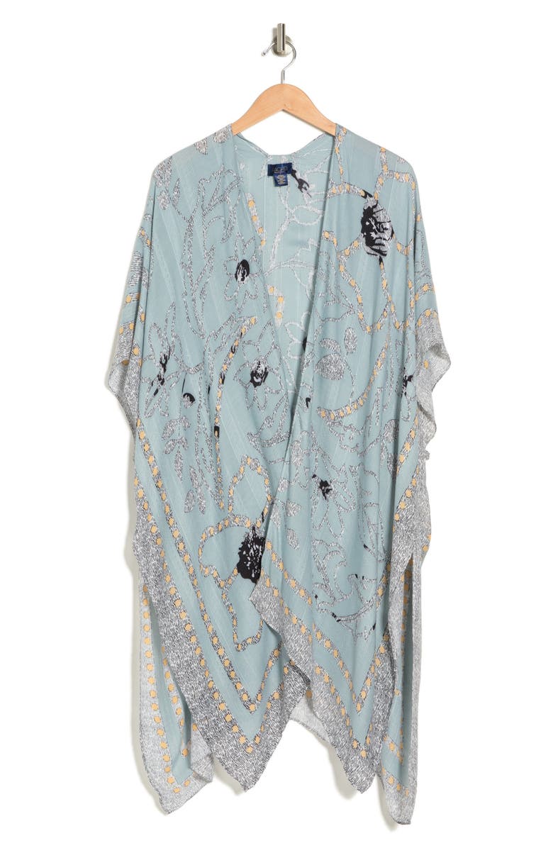 RACHEL Rachel Roy Mix Print Ruana | Nordstromrack