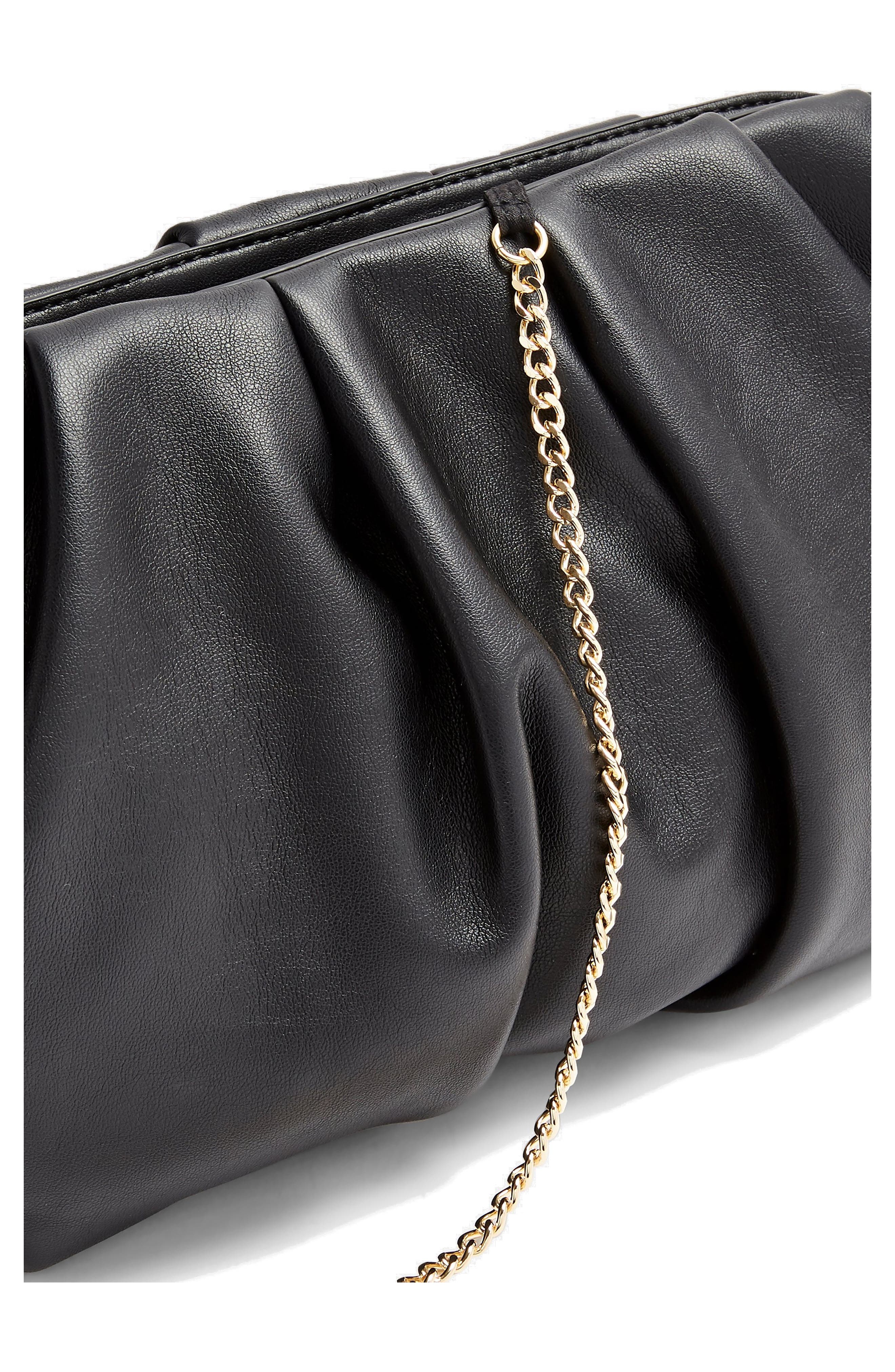 Topshop Frame Ruched Clutch | Nordstrom