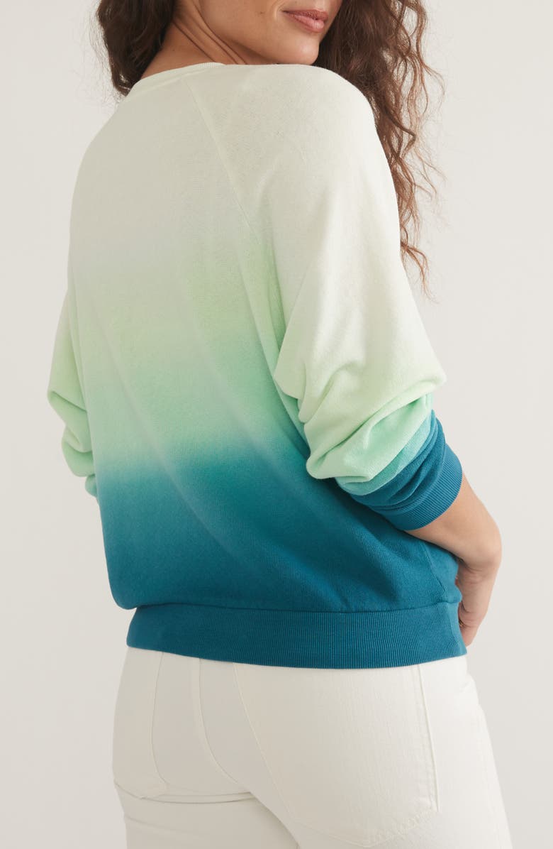Marine Layer Dip Dye Cotton Sweatshirt | Nordstromrack