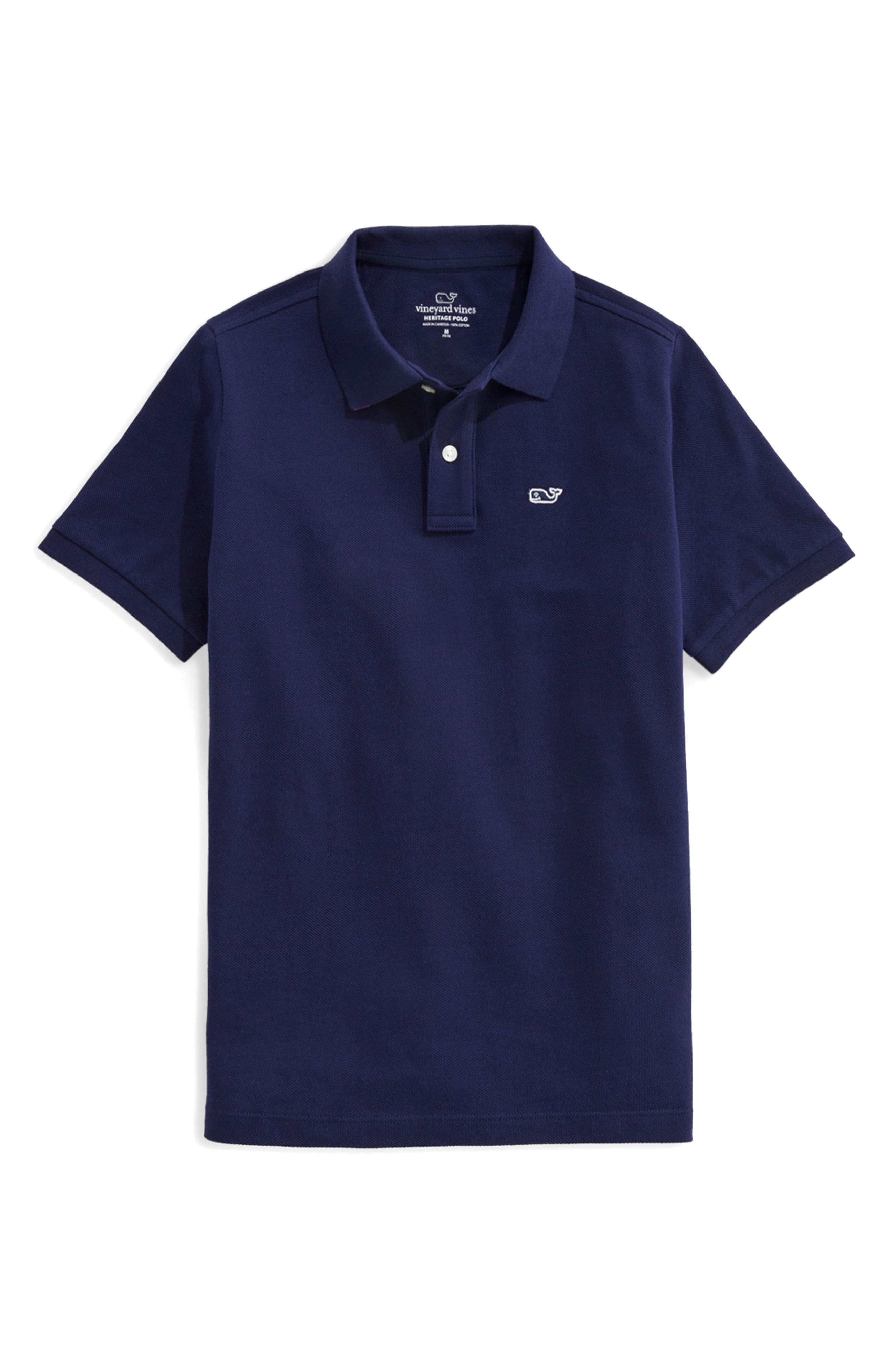 vineyard vines Kids' Tipped Piqué Polo | Nordstrom