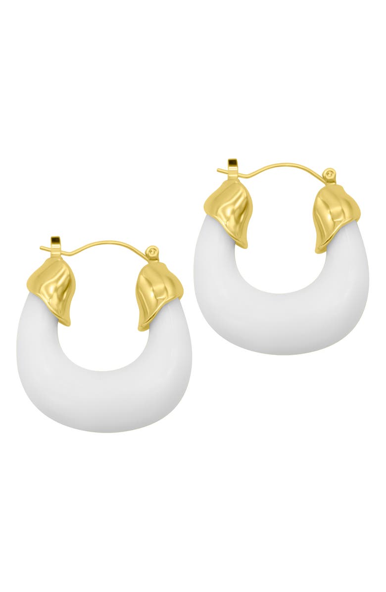 Adornia Lucite® Boxy Hoop Earrings | Nordstromrack