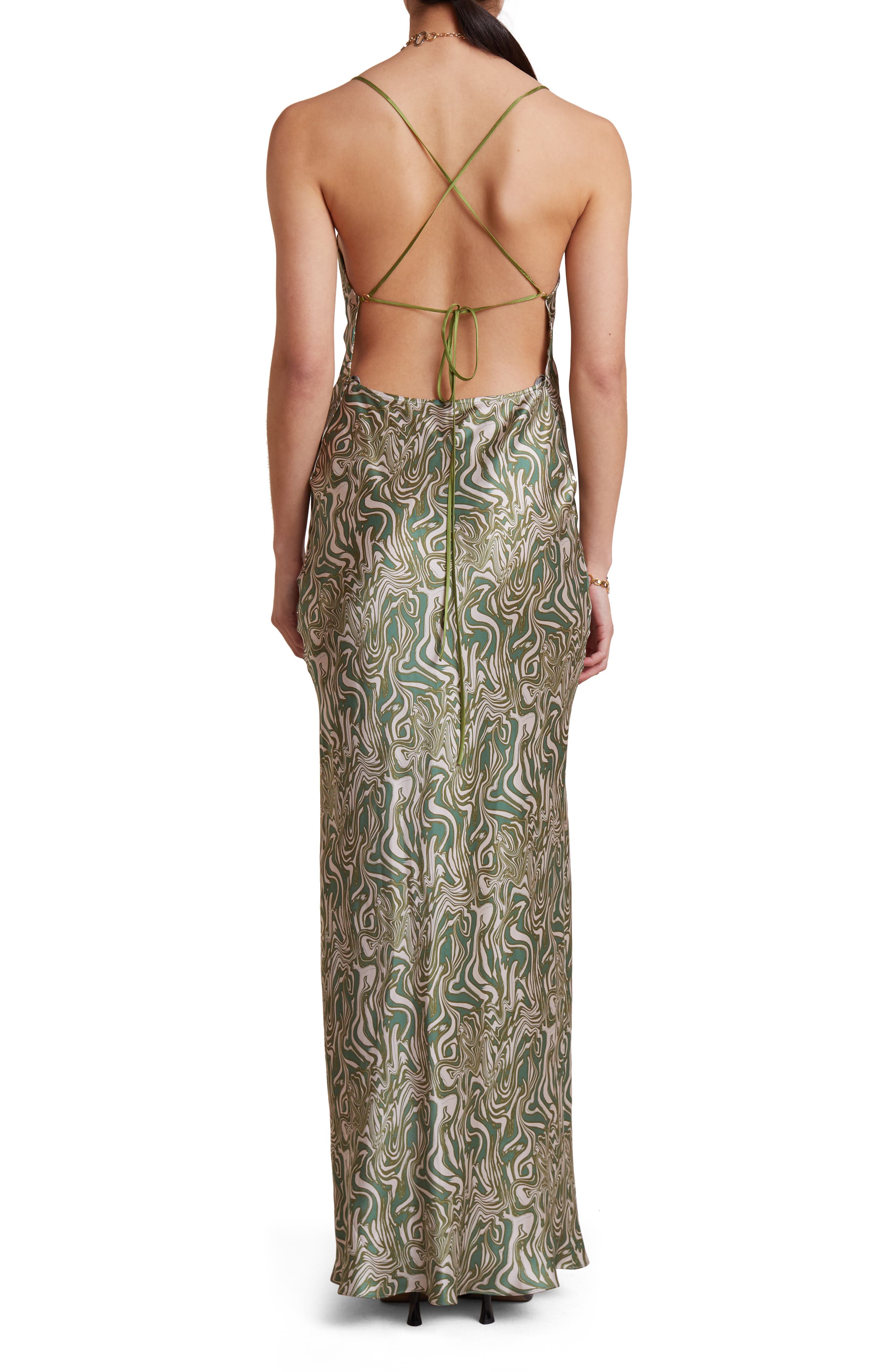 Bec + Bridge Alanis Swirl Silk Maxi Dress | Nordstromrack