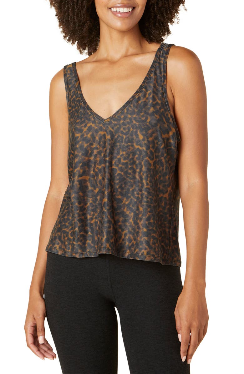 Beyond Yoga Featherweight Double V-Neck Tank | Nordstromrack