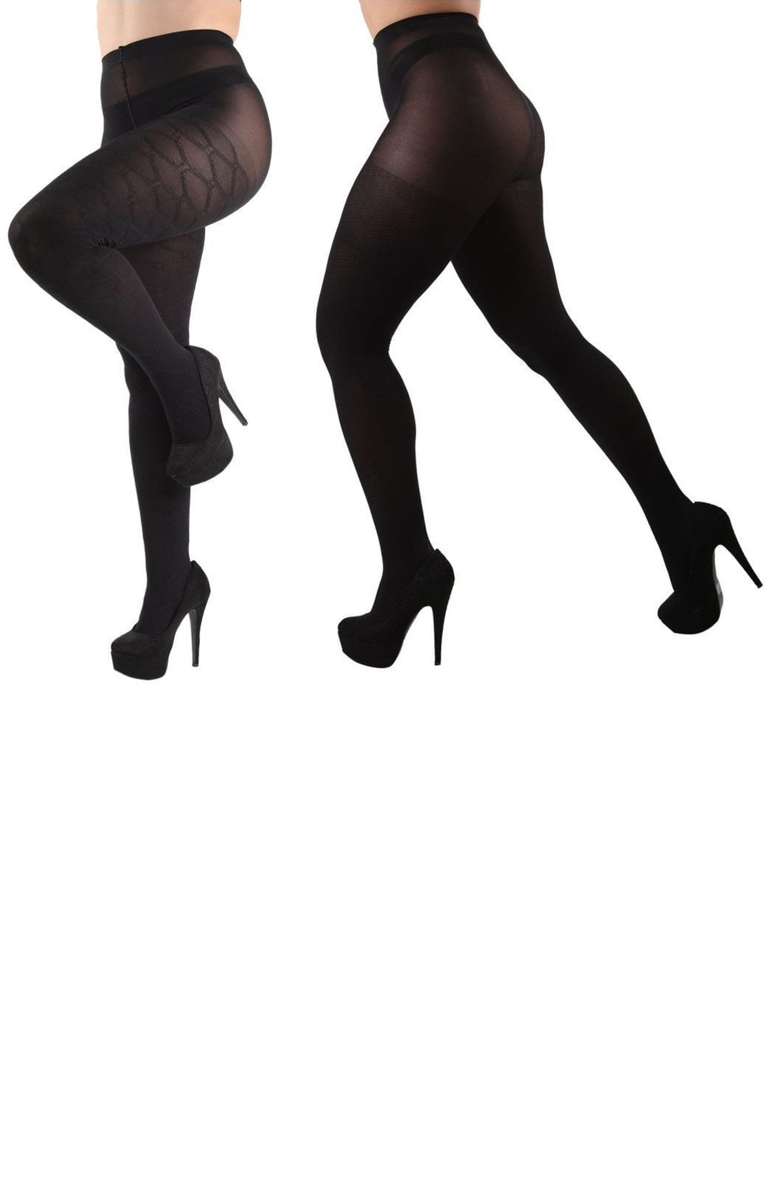 MeMoi 2-Pack Honey Bee Solid Control Top Tights | Nordstromrack