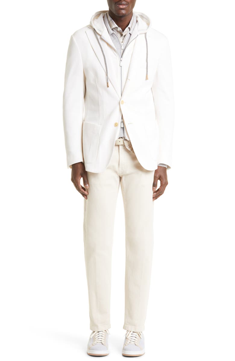 Eleventy Long Sleeve Fine Gauge Cashmere Zip Polo Sweater | Nordstrom