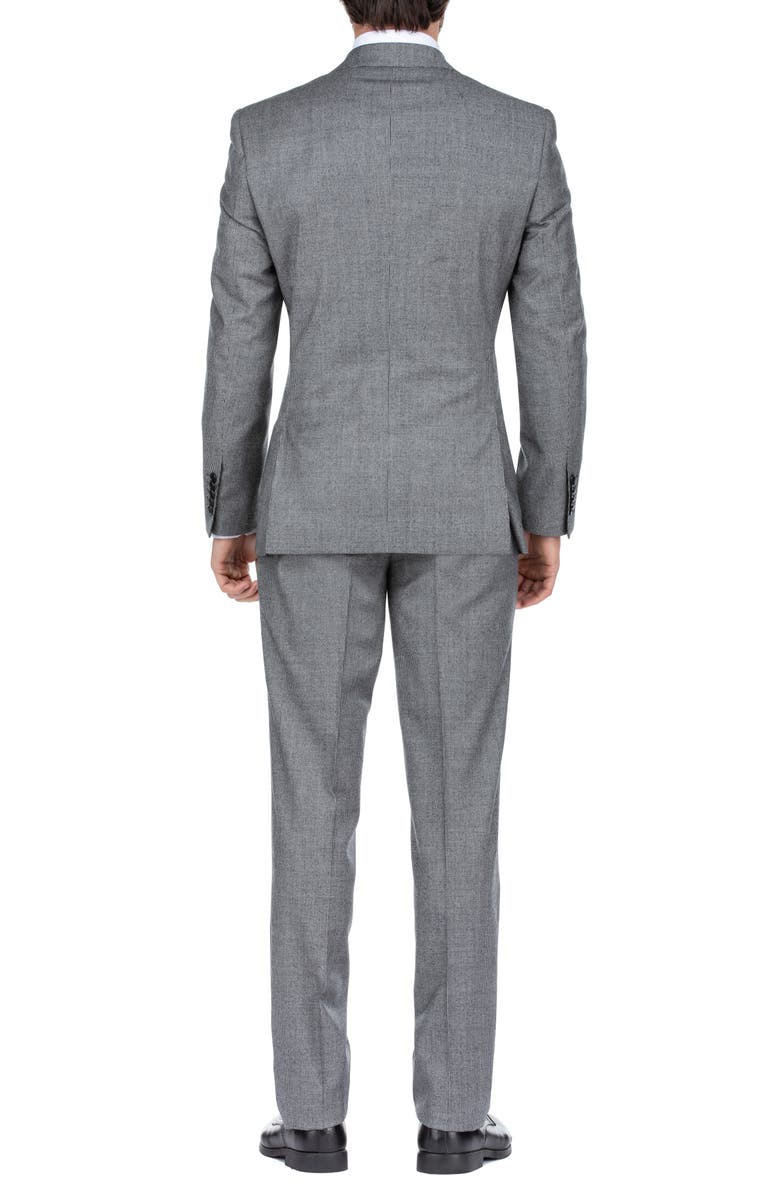 English Laundry Pindot Two Button Peak Lapel Wool Trim Fit Suit ...