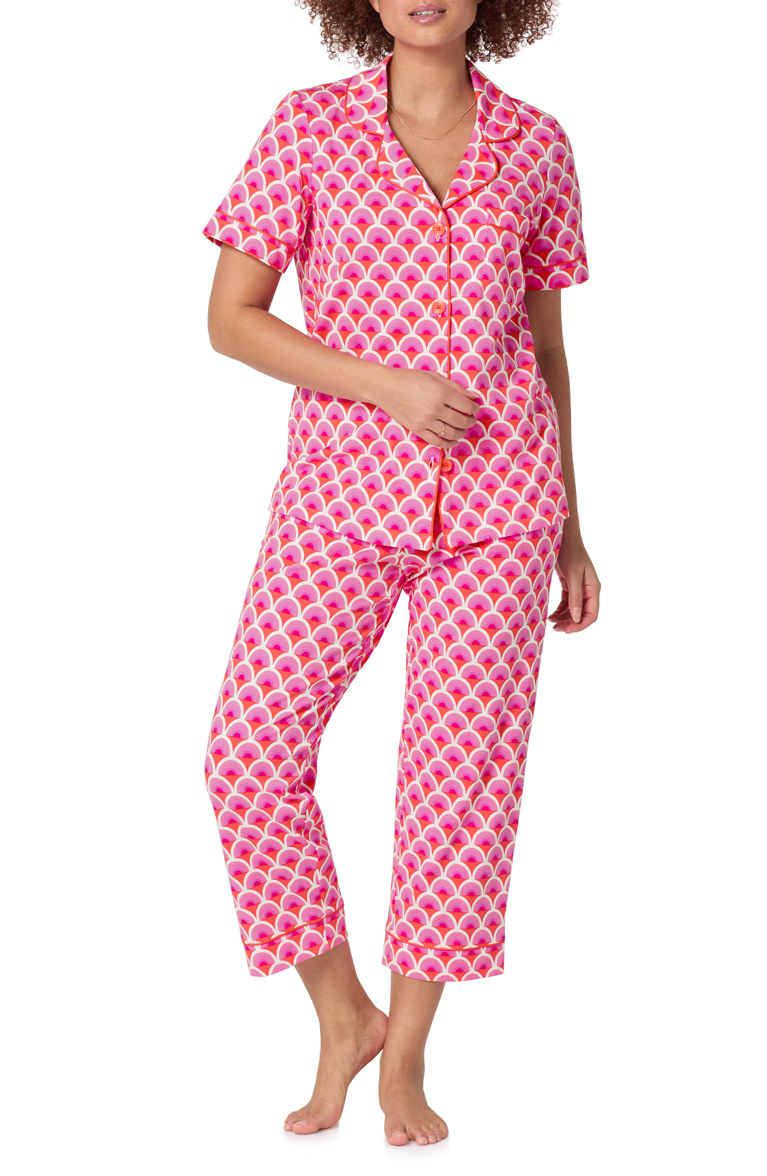 BedHead Pajamas Print Crop Pajamas | Nordstrom