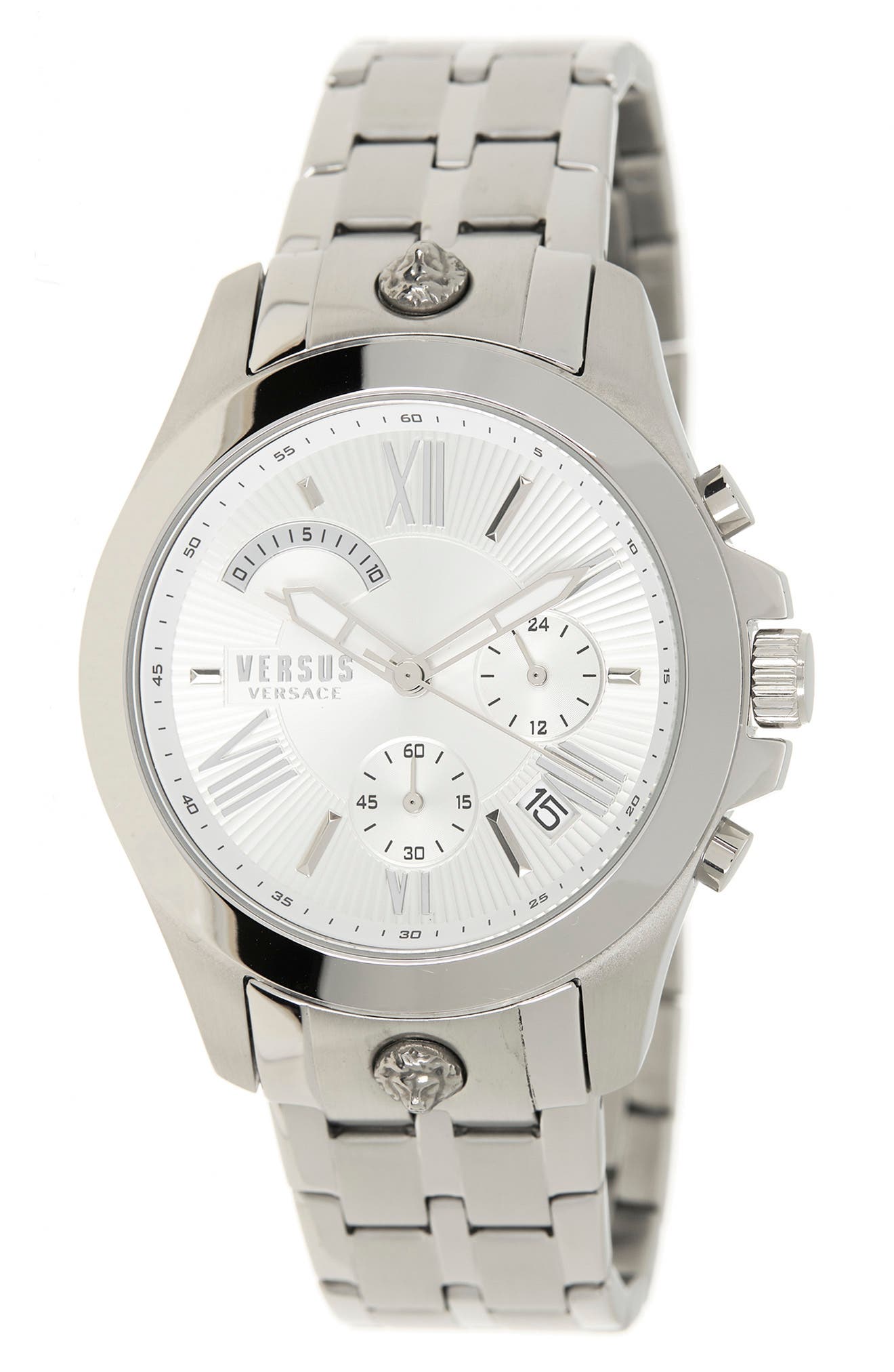 VERSUS Versace Chronograph Bracelet & Leather Strap Watch, 44mm ...