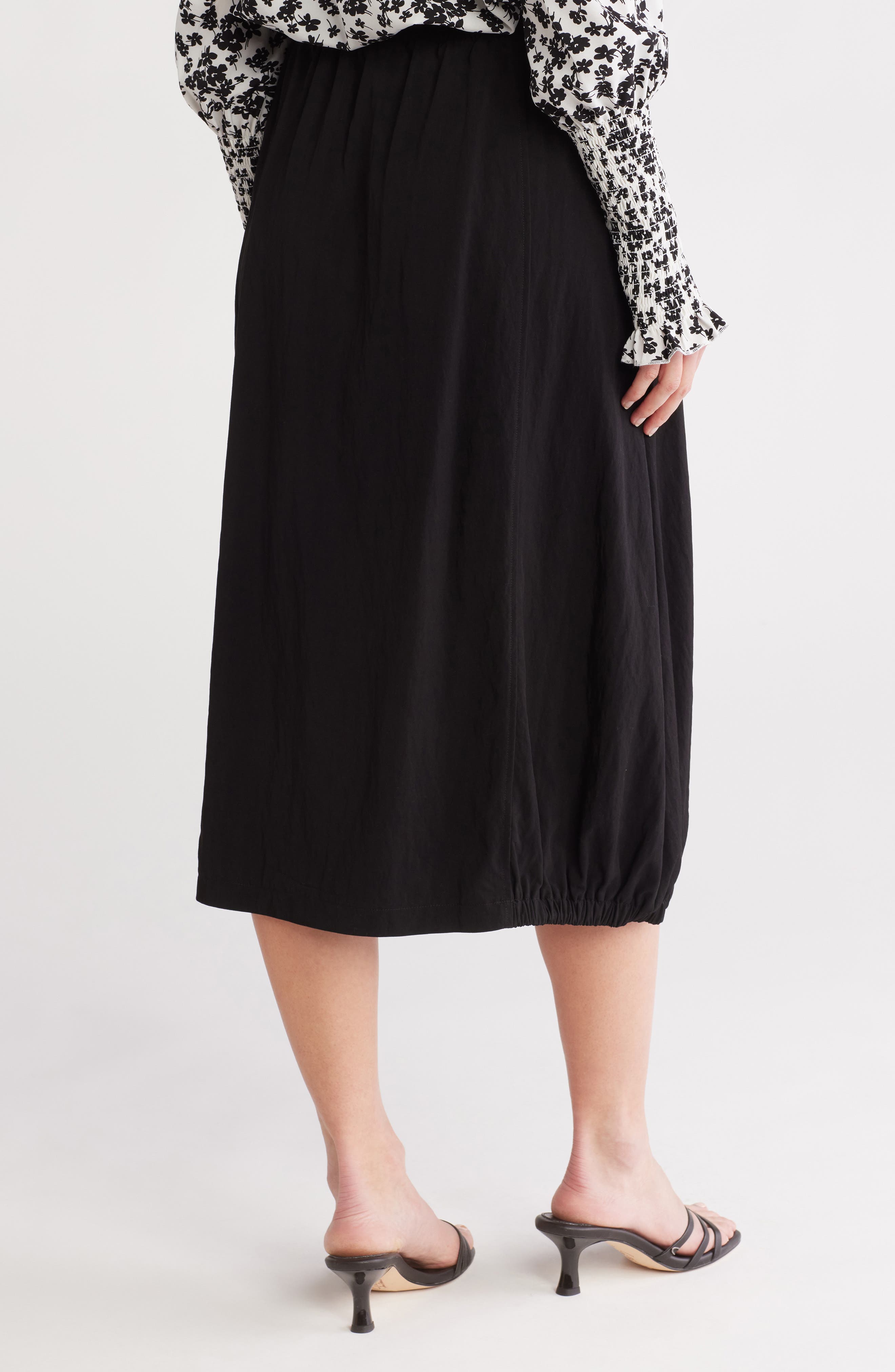 PATRIZIA LUCA Side Pocket Midi Skirt | Nordstromrack