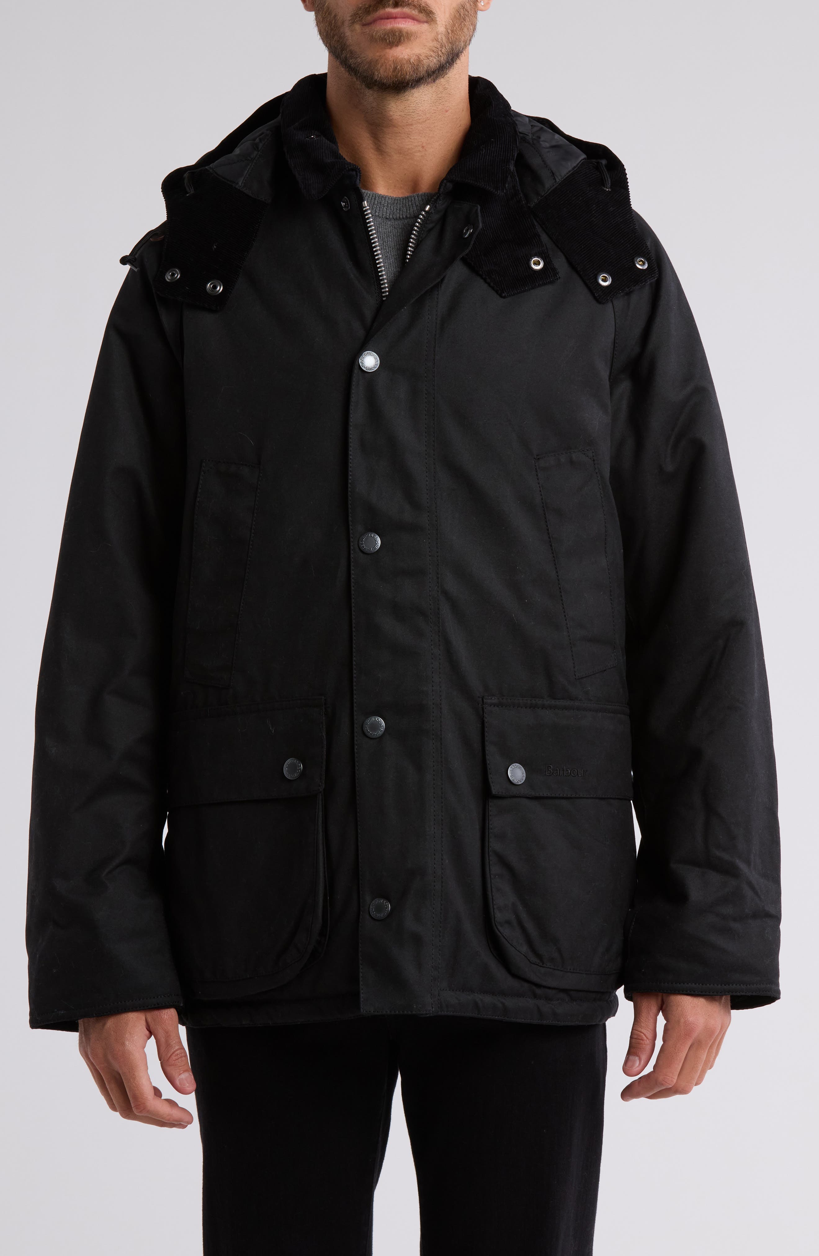 Barbour Winter Bedale Hooded Wax Jacket | Nordstromrack