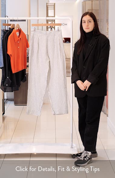 Nation LTD Grayson Stripe Linen Pants | Nordstromrack