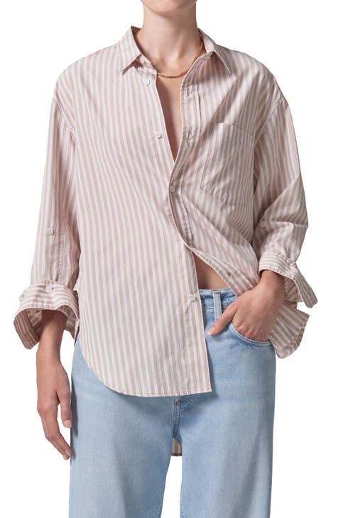 Women's Oversized Striped Tops | Nordstrom