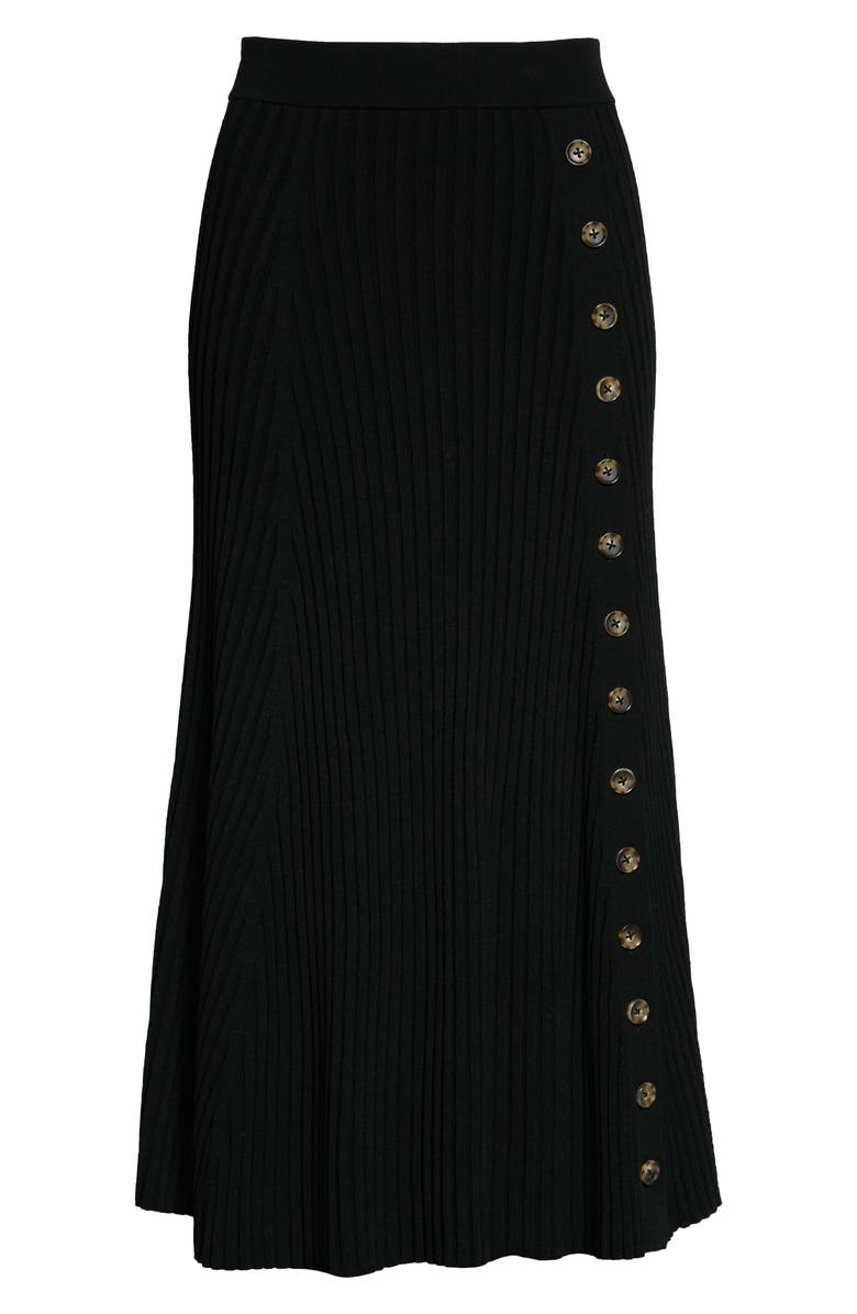 La Ligne Rib Button-Up Midi Skirt | Nordstromrack