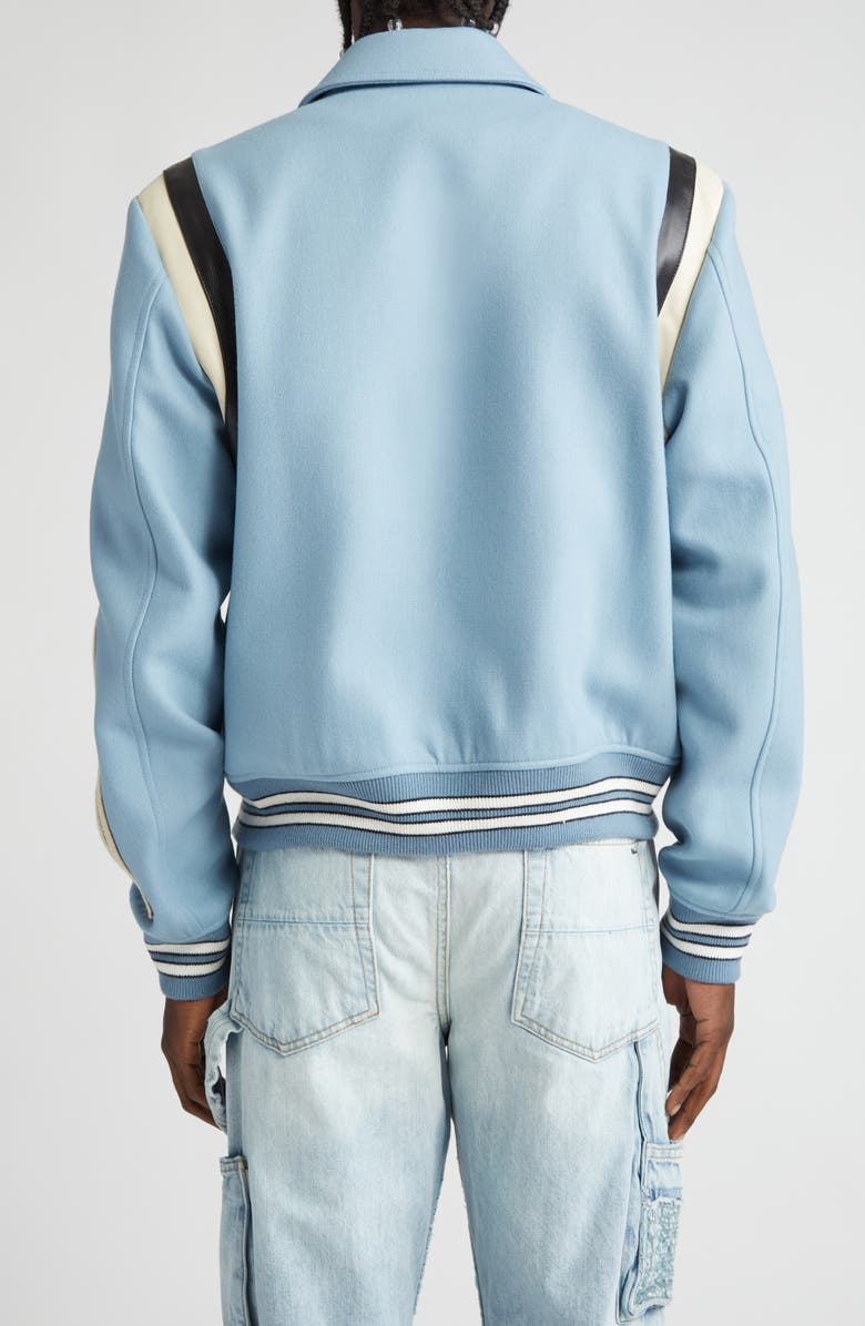 AMIRI Bones Wool Blend Varsity Jacket | Nordstromrack