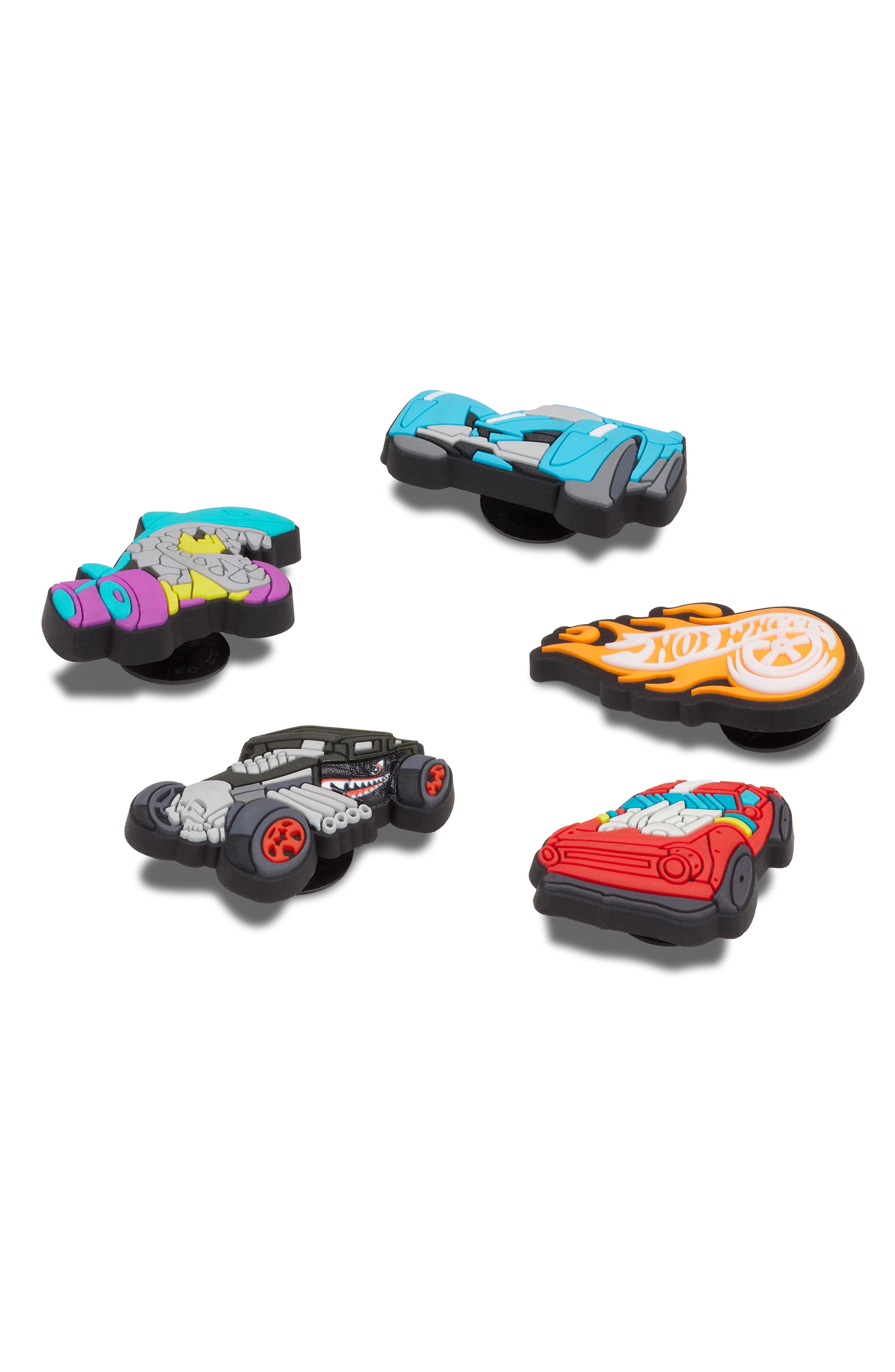 Jibbitz Mattel® Hot Wheels Assorted 5-Pack Jibbitz Shoe Charms ...