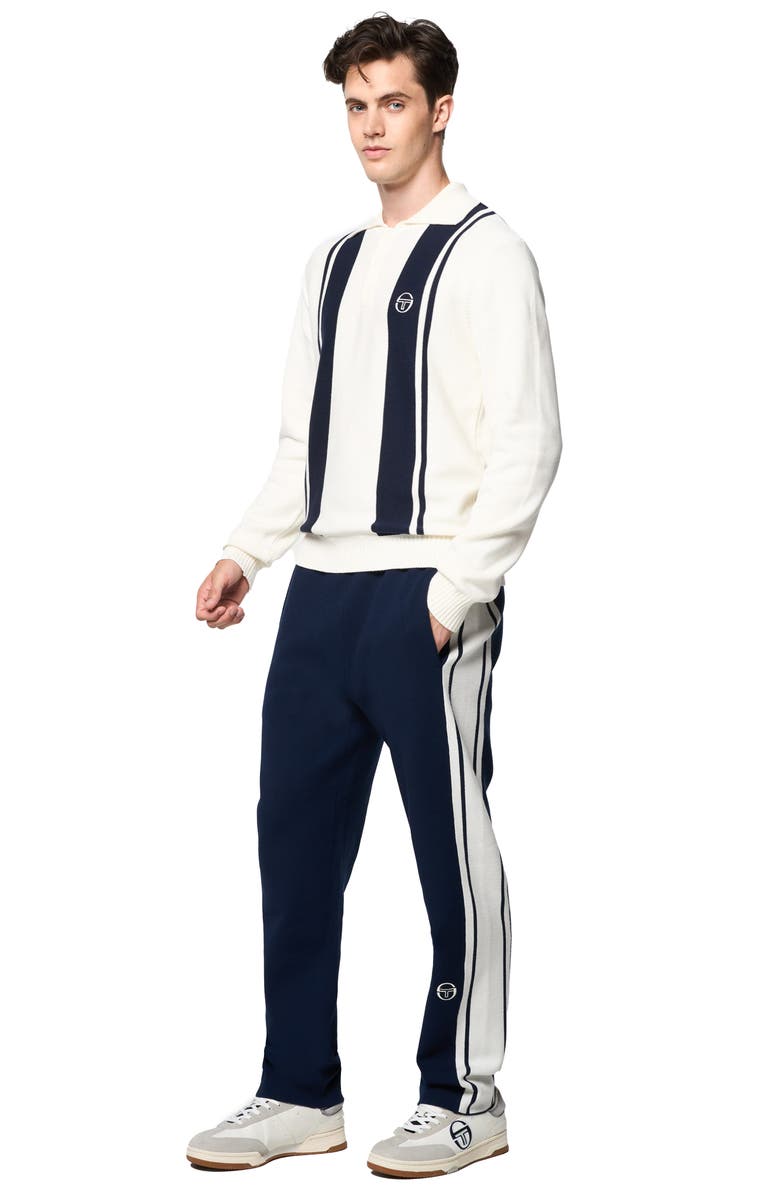 Sergio Tacchini Young Line Long Sleeve Cotton Knit Polo | Nordstromrack