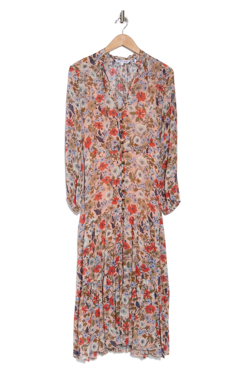 Veronica Beard Zovich Floral Long Sleeve Maxi Dress | Nordstromrack