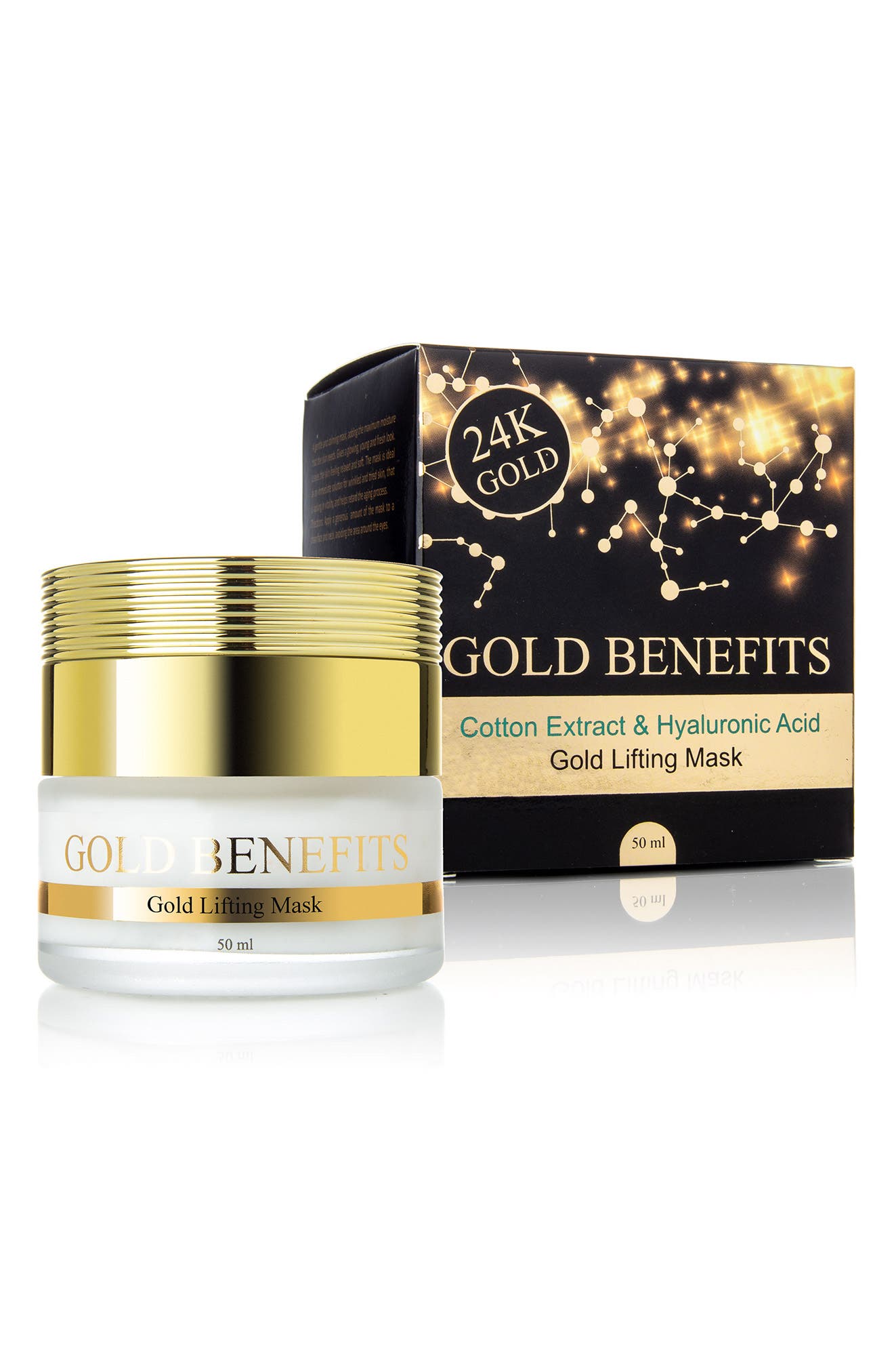 SEA OF SPA Gold Benefits 24K Gold Cotton Extract & Hyaluronic Acid ...
