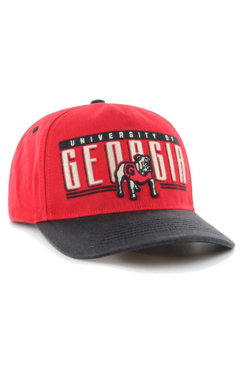 '47 Men's '47 Red Georgia Bulldogs Double Header Hitch Adjustable Hat ...