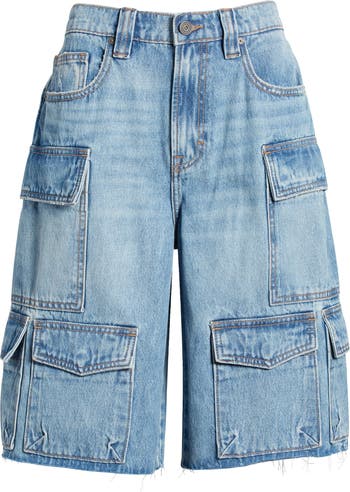 HIDDEN JEANS Baggy Denim Cargo Shorts | Nordstrom HIDDEN JEANS Baggy Denim Cargo Shorts | Nordstrom